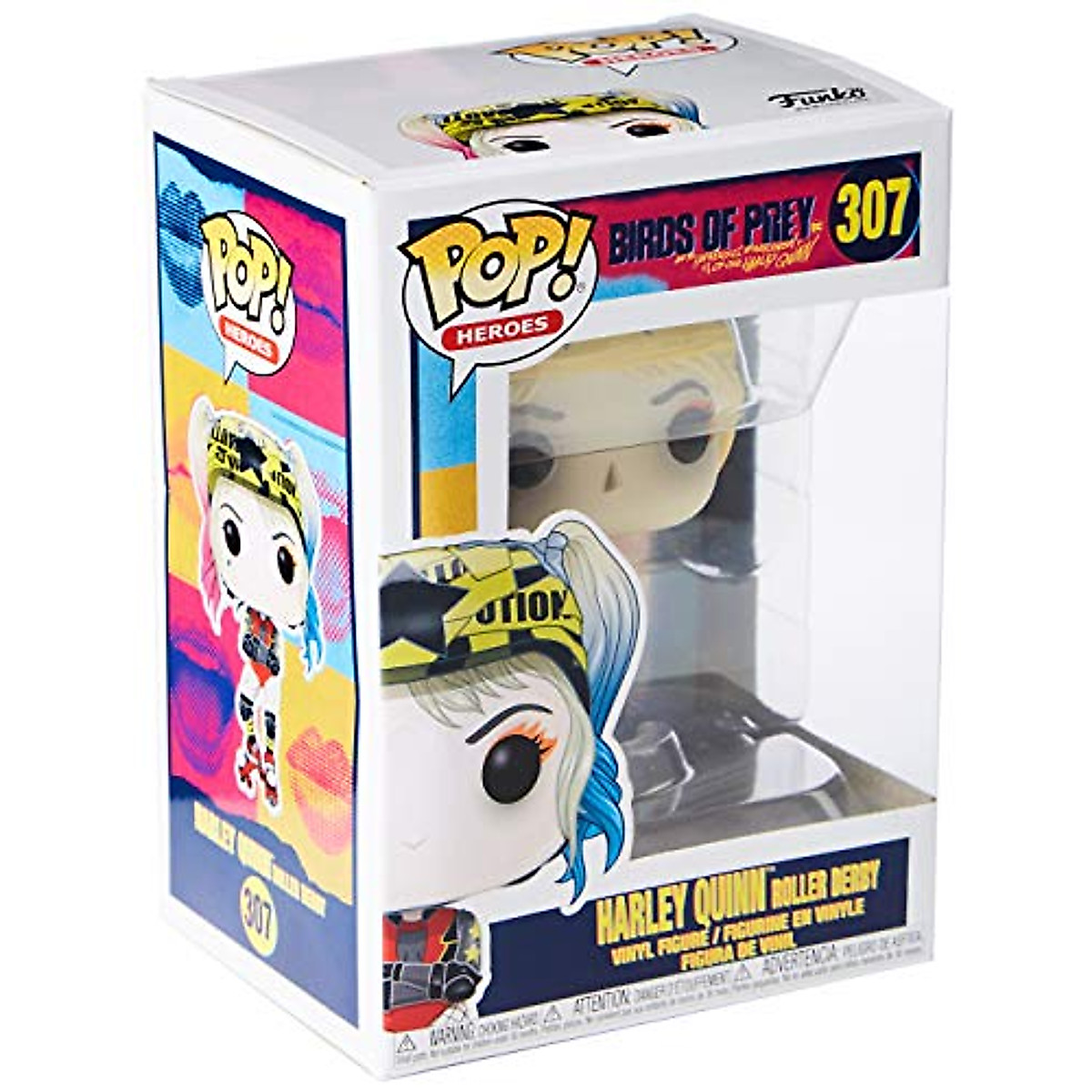 Funko Pop! Heroes: Birds of Prey - Harley Quinn (Roller Derby), 3.75 inches
