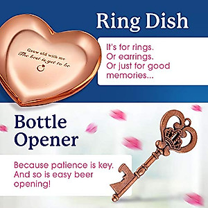 Cool Bridal Shower Gifts For Bride to Be | Unique Engagement Gifts for Couples | The Marriage Survival Kit | Best Wedding Gifts For Couple, Gifts For Her | Free Ring Dish, Coasters, Bottle Opener