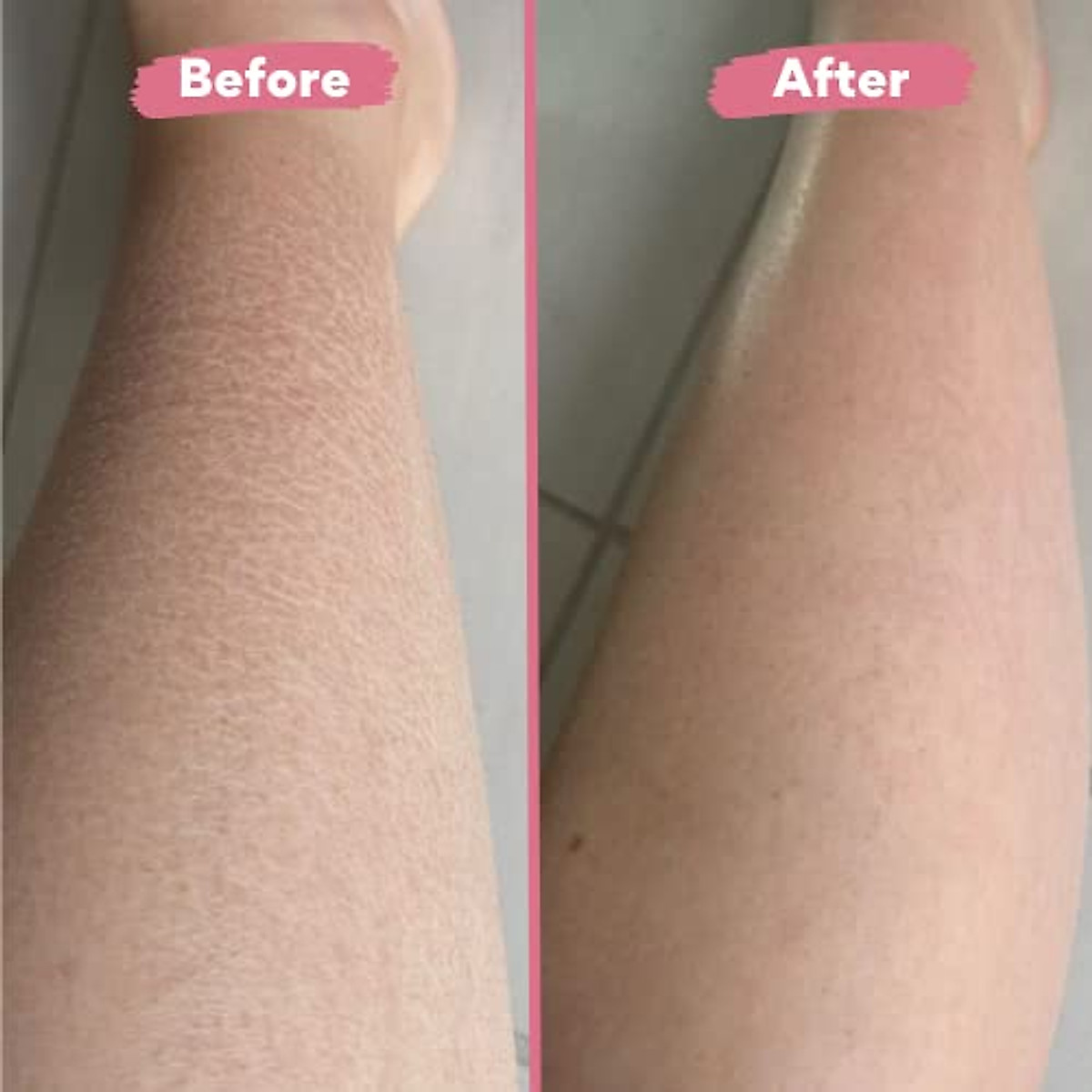 PEACHYGLO Deep Exfoliating Glove for Body 2pc - Shower Scrubbing Mitt for Softer Illuminate Skin, Dead Skin Remover for Women, Silky Smooth Skin