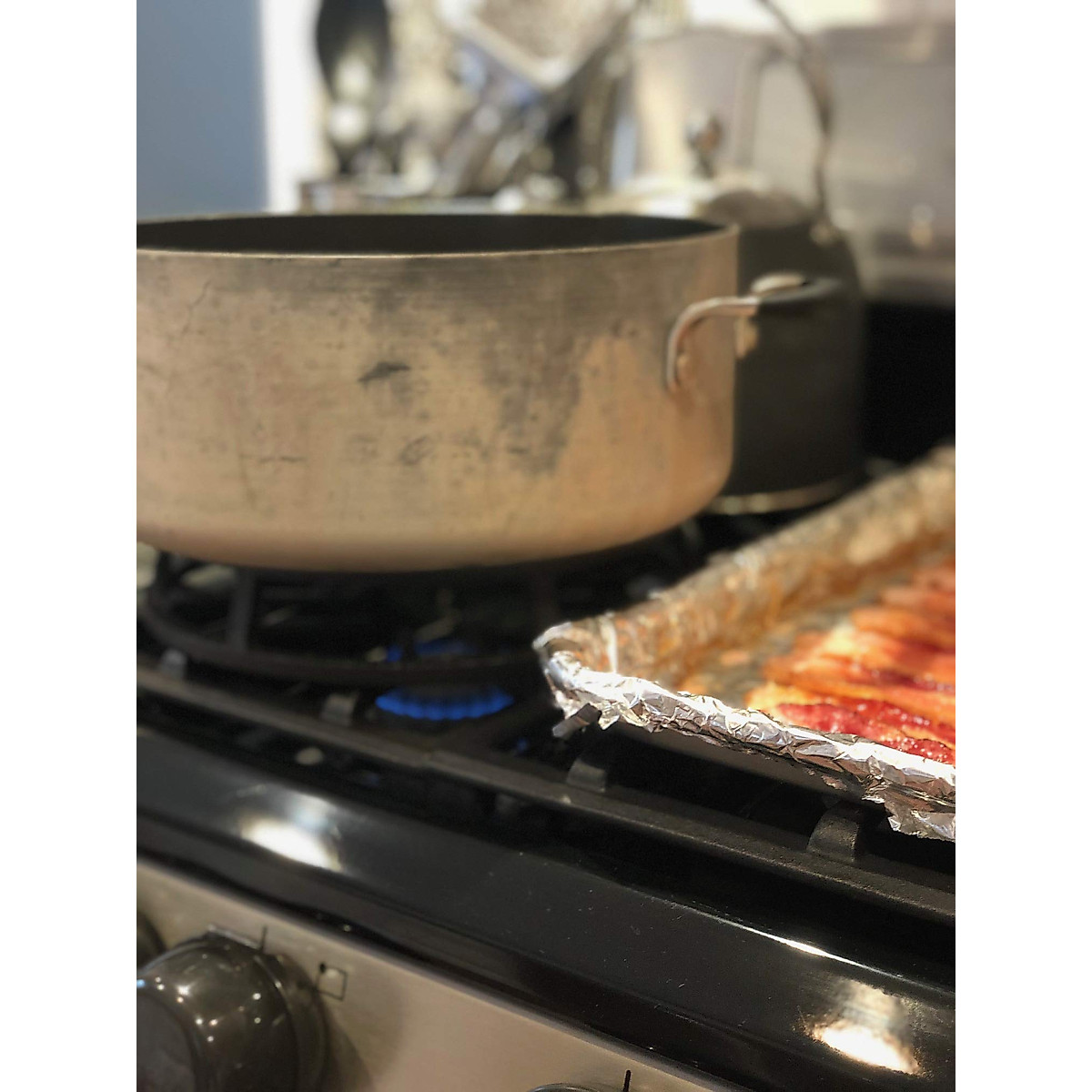 SIMMERGREAT - CAST IRON COOKWARE, STOVE TOP HEAT DIFFUSER, TEMPERATURE CONTROL, PARTIAL FLAME GUARD