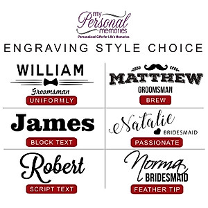 Custom Engraved Stainless Steel Classic Paddle Style Bottle Opener - Personalized Pub Beer Opener Gift for Groomsmen, Men, Women, Bartender (Black with Silver)