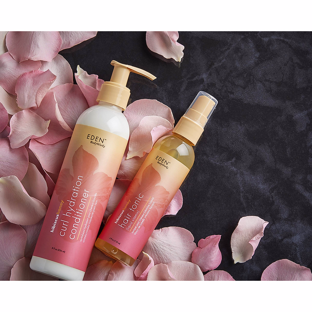 EDEN BodyWorks Hibiscus Honey Curl Hydration Conditioner | 8 oz | Moisturize, Detangle & Protect Hair