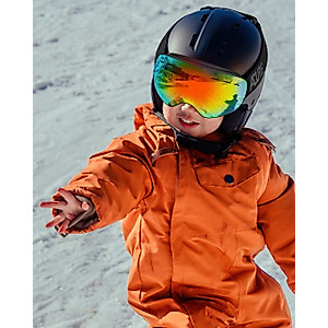 ACURE Ski Goggles, OTG - Over Glasses Snow Snowboard Goggles, Anti Fog, 100% UV400 Protection for Men Women Kids