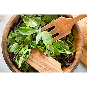 Ironwood Gourmet Extra Large Salad Utensil Set, 2.75 x 2.75 x 13 inches