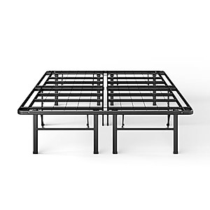 ZINUS SmartBase Heavy Duty Mattress Foundation, 14 Inch Metal Platform Bed Frame, No Box Spring Needed, Sturdy Steel Frame, Underbed Storage, Full
