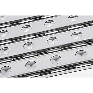 Votenli S9253A(3-Pack) 16GA Stainless Steel Heat Plate and Ceramic Briquette for Alfresco ALX2-30, ALX2-30C, ALX2-30CD, ALX2-30SZ, ALX2-30SZC, ALX2-30SZCD, ALX2-42, ALX2-42C, ALX2-42RFG, ALX2-42SZ