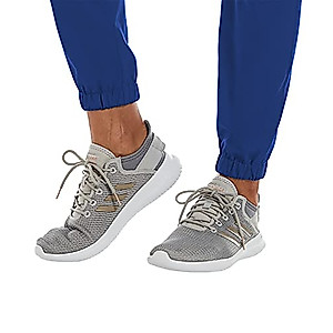 Jogger Scrub Pants for Women 5 Pocket 4-Way Stretch Elastic Waistband Elements EL9315 (Galaxy Blue, X-Small)