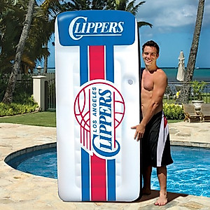 Poolmaster Los Angeles Clippers NBA Swimming Pool Float, Giant Mattress