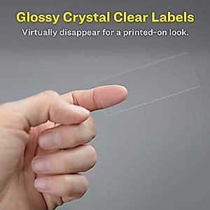 Avery Glossy Crystal Clear Return Address Labels for Laser & Inkjet Printers, 2/3" x 1-3/4" 600 Labels (6520)