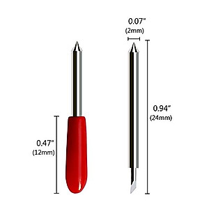 30 Pcs Replacement Blades for Explore Air 2 Blade for Maker Expression Vinyl Cutter Machines Needle for Vinyl 30 Degree 45 Degree 60 Degree Cutting Plotter Blades