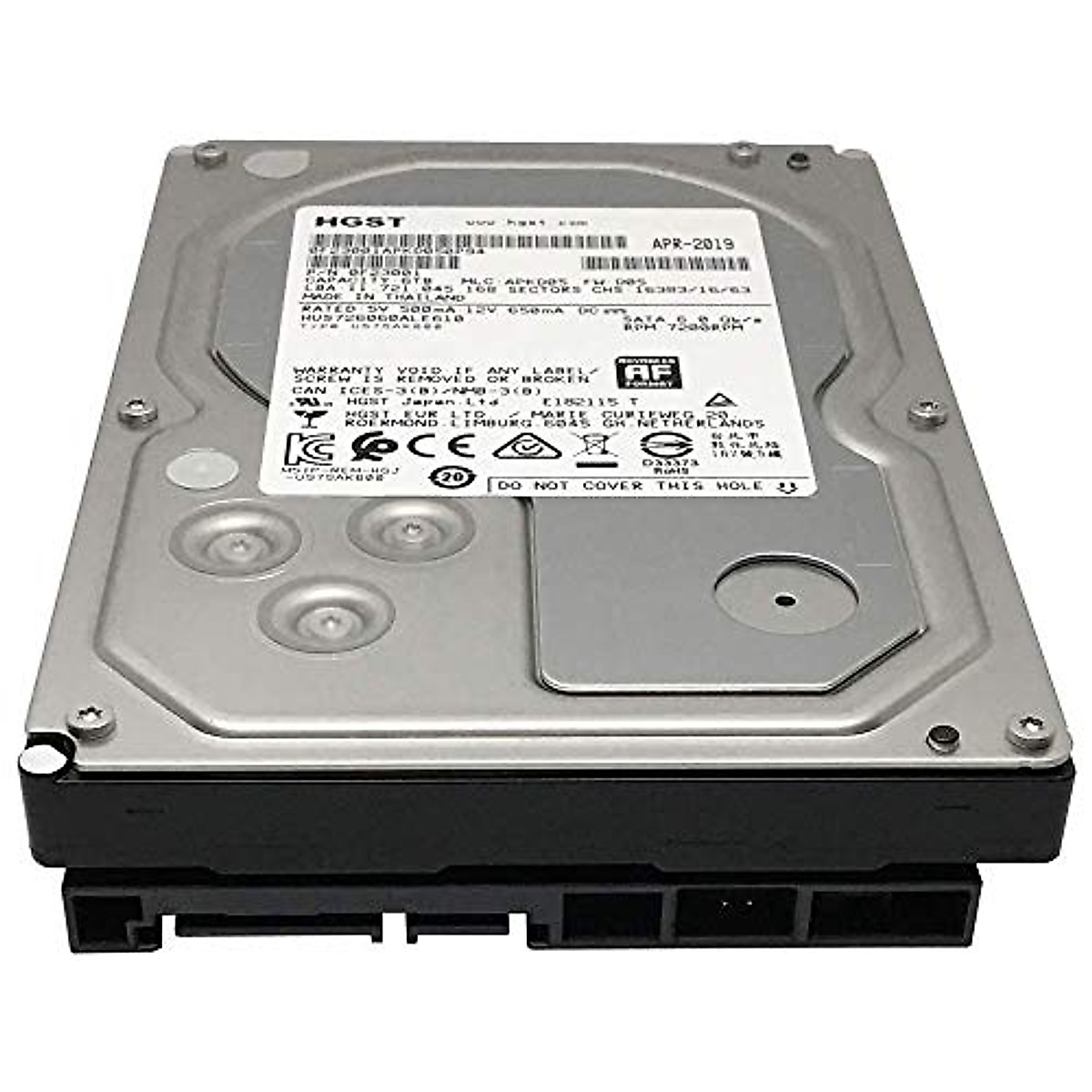 HGST Ultrastar 7K6000 HUS726060ALE610 (0F23001) 6TB 7200 RPM 128MB Cache SATA 6.0Gbps 3.5in Enterprise Hard Drive - 5 Year Warranty (Renewed),Mechanical Hard Disk