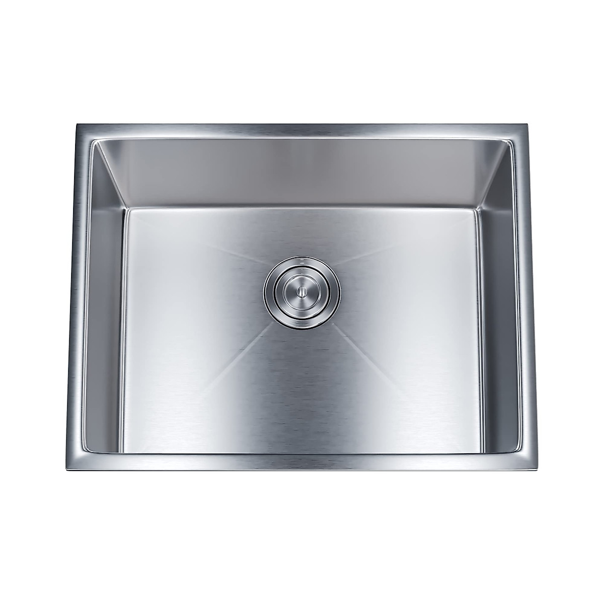 Dowell 9" Deep Undermount Single Bowl 23x18 Stainless Steel Kitchen Sink (18 Gauge, 6005 2318)
