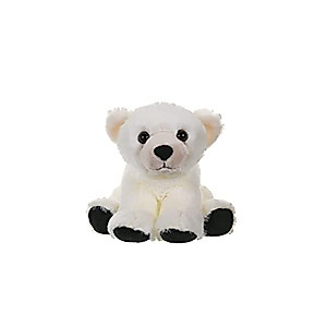 Wild Republic Polar Bear Baby Plush, Stuffed Animal, Plush Toy, Gifts for Kids, Cuddlekins 8", Multi (10845)