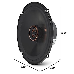 Infinity REF-6532EX Reference 6.5 Inch Two-Way Coaxial Shallow Mount Car Audio Speakers