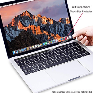 XSKN New Shortcut Design Silicone Keyboard Skin Cover for Touch Bar MacBook Pro 13.3" A2159 A1706 A1989 MacBook Pro 15.4" A1707 A1990 and Touch Bar Sticker - US EU Universal Version (Ableton)