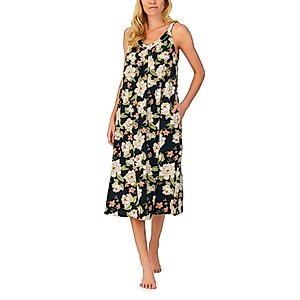 BedHead - Long V-Neck Cotton Gown - One Fine Day - Small