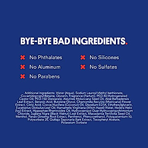 Huron Men's Moisturizing Body Wash - Crisp & Invigorating Scent of Citrus, Eucalyptus, Mint, & Aromatic Greens - Made With Coconut Oil, Vitamin E & Witch Hazel - 32 fl oz