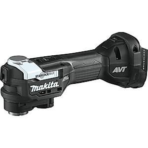 Makita XMT04ZB-BL1840BDC1 18V LXT StarlockMax Brushless Lithium-Ion Cordless Sub Compact Multi-Tool with Battery and Charger Starter Pack Bundle (4 Ah)