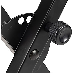 OnStage KS7190 Classic Single-X Keyboard Stand , Black