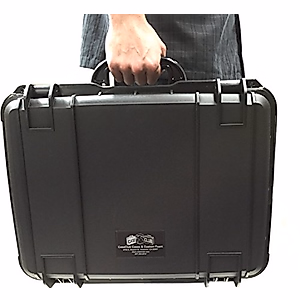 Case Club Waterproof Gaming Station to fit Xbox One X/S. Portable Gaming Station with Built-in Monitor & Storage for Controllers & Games, Gen 2