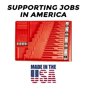 Tool Sorter Wrench Organizer - Red