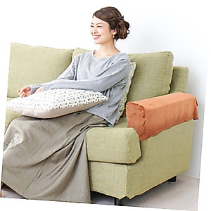 VICASKY Elastic Camel Sofa Arm Rest Covers 2 Pack Universal Armrest Protectors Comfortable Elastic Covers for Chairs Sofas