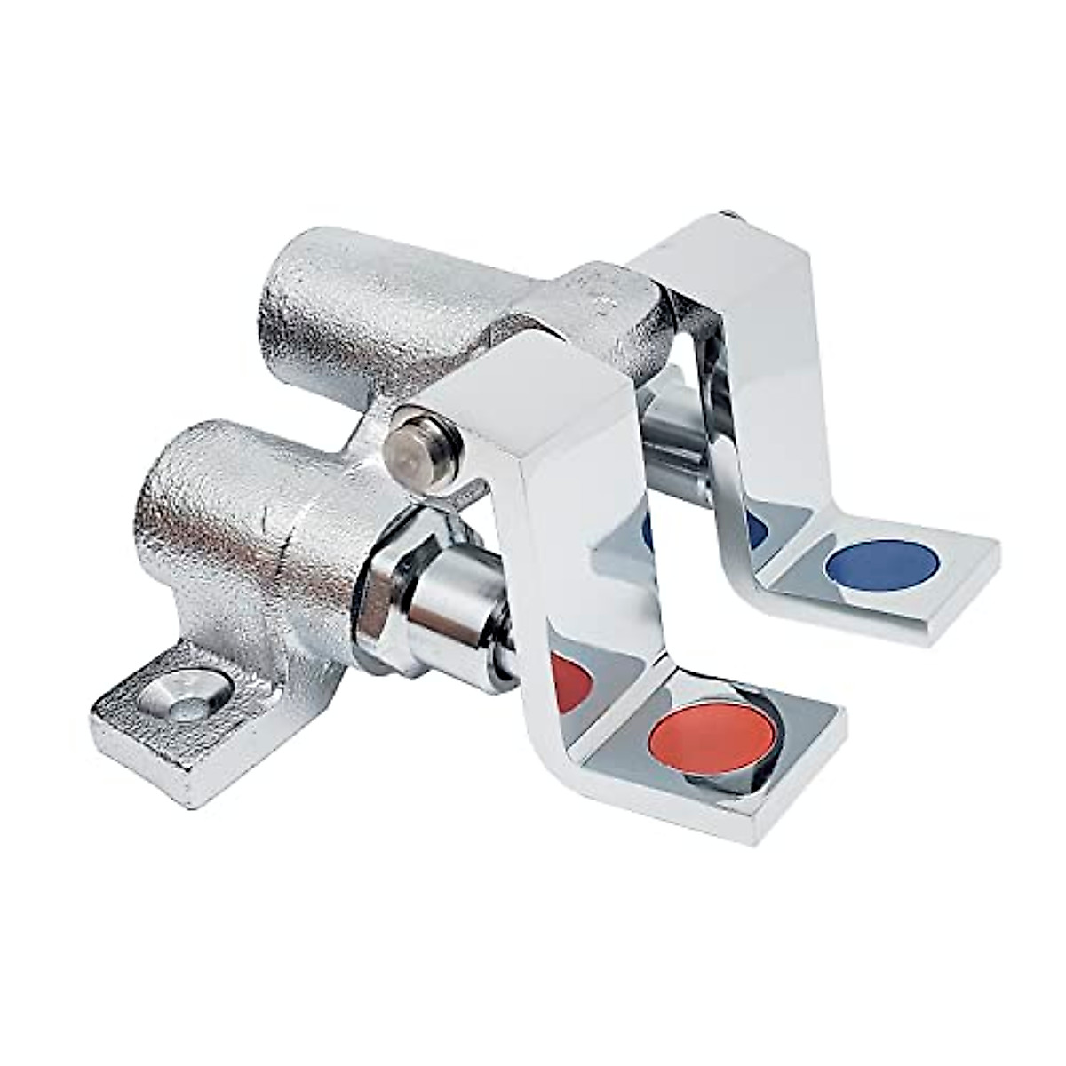 AmGood Stainless Steel Dual Foot Pedal Valve Control for Faucet