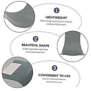 BETOOKY 1pc Water Tray Automatic Drip Tray Liquid Soap Dispenser Catch Tray Laundry Cup Bark Soap Drip Foam Hand Soap Wall-Mounted Soap Dispenser Tray Plastic Electric