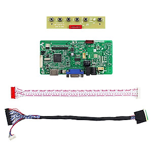 LCD Controller Board B156HW01 B156HW02 LP156WF1 CLAA173UA01A Monitor HD MI VGA Audio Driver Board