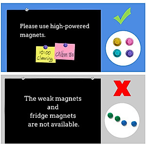 DEVELOP Magnetic Black Glass Dry Erase Board, 36 x 24 Inches (90 x 60 cm), Frameless Wall Mounted Writing Glass Whiteboard with 4 Markers, 2 Magnets, 1 Eraser