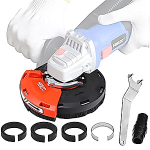 HERZO Dust Shroud for Angle Grinder 4/4.5/5 inch Universal Surface Grinding Shroud (125MM)