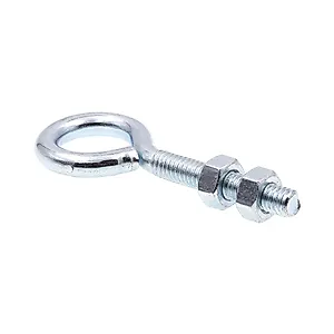 Prime-Line 9066592 Eye Bolts With Nuts, 5/16 In.-18 X 3-1/4 In., Zinc Plated Steel (20 Pack)
