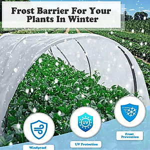 YARLANDSUN 10x30ft 0.9oz Floating Row Covers, Frost Plant Covers for Winter Freeze Protection, Blanket Plants Cloth Used in Outdoor Garden Raised Bed