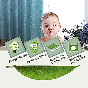 H.VERSAILTEX 100% Blackout Curtains for Bedroom 96 Inches Long Grommet Linen Face Full Light Blocking Curtain Drapes for Living Room Thermal Insulated Linen Look Curtains 2 Panels Set, Teal Blue