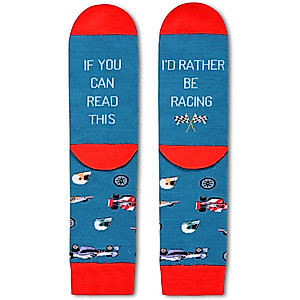 Vintage Cool Old Race Car Socks For Men - Funny Racing Car Gifts, Gifts For Car Lovers Guys, Drag Racing Gifts For Men
