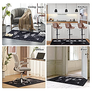 Office Chair Mat for Hardwood & Tile Floor, Desk Chair Mat,55"x35" Computer Rolling Chair Mat,, Splat Mat for Under High Chair ,Large Anti-Slip Floor Protector for Home Ofiice