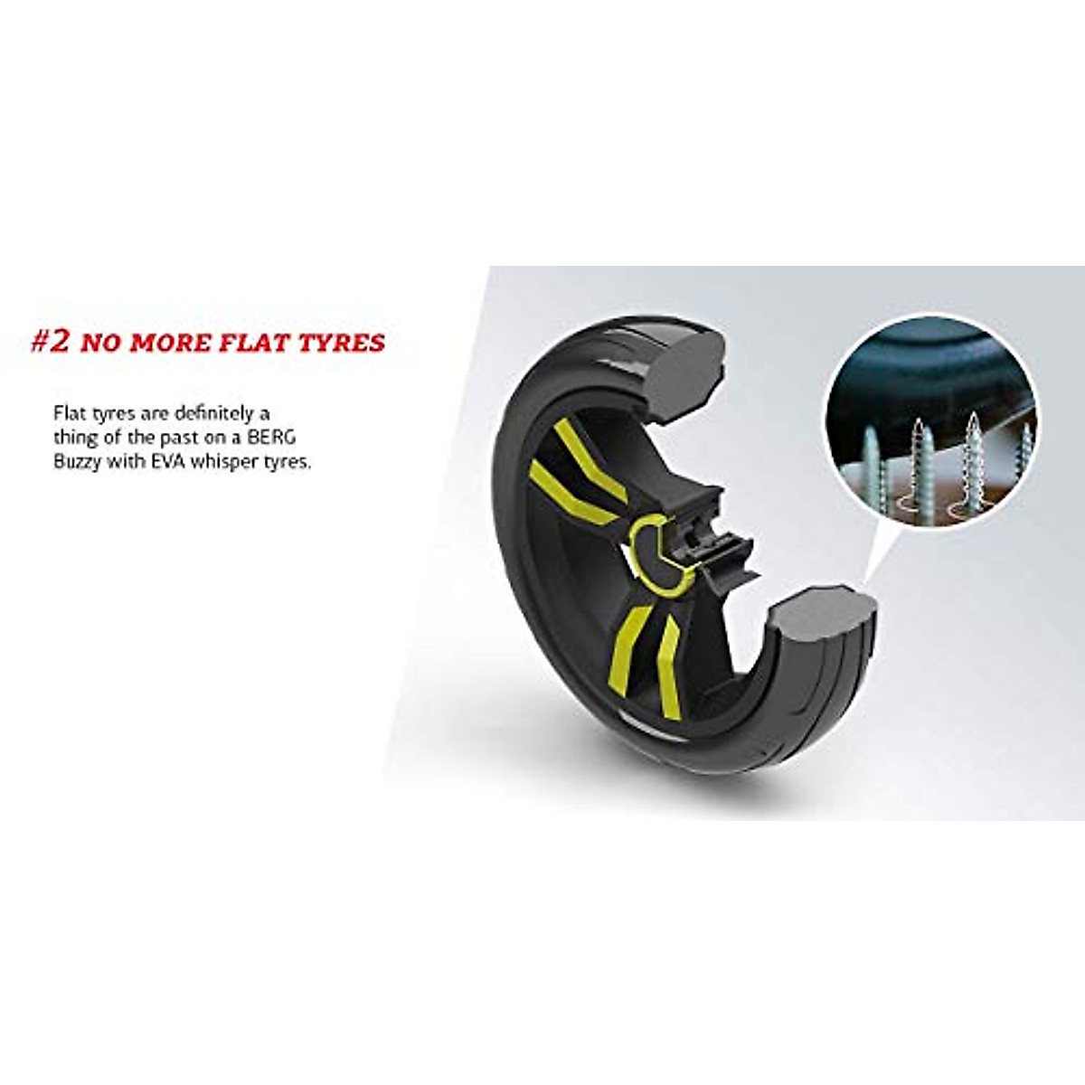 BERG Pedal Kart Buzzy BSX | Pedal Go Kart, Ride On Toys for Boys and Girls, Go Kart, Toddler Ride on Toys, Outdoor Toys, Beats Every Tricycle, Adaptable to Body Length, Go Cart for Ages 2-5 Years