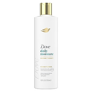 Dove Conditioner Daily Moisture Damage Therapy for Dry Hair with Bio-Protein Care Technology and Hyaluronic Serum 12 Fl Oz