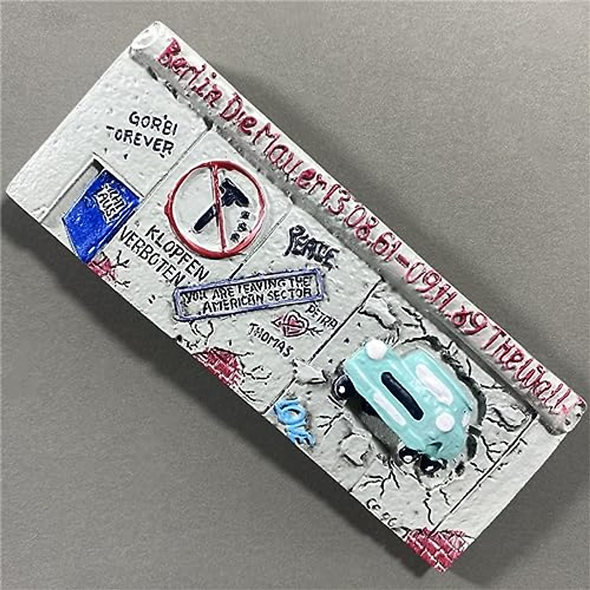 Berlin Wall Germany Refrigerator Magnet 3D Travel Souvenir Fridge Decoration Magnetic Sticker Craft Collection