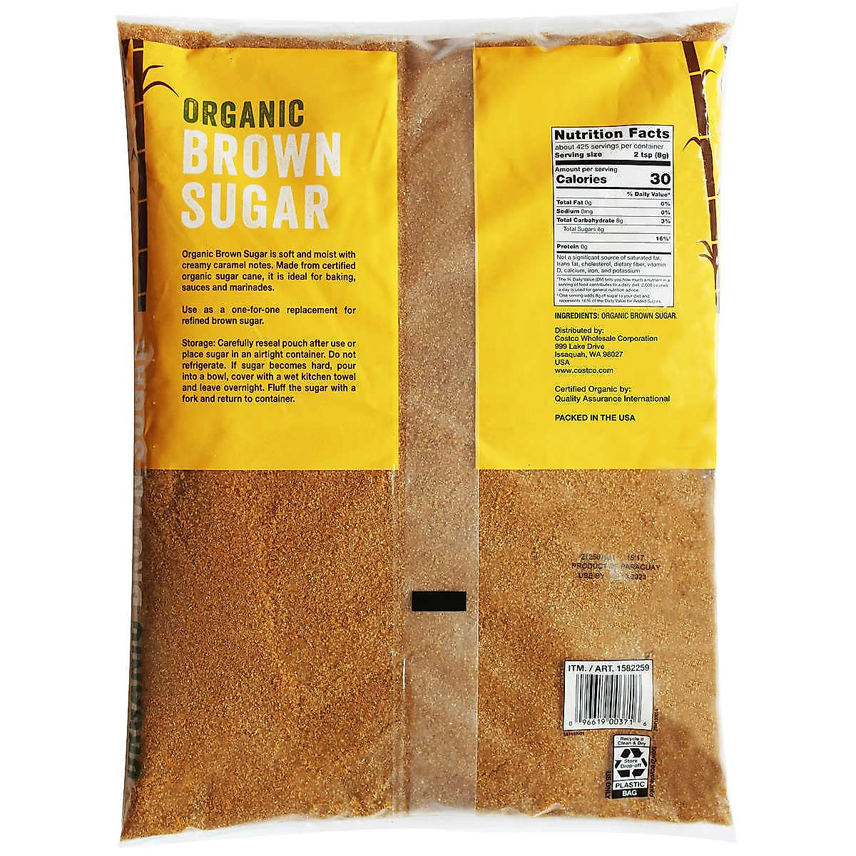 Wholesome Sweeteners Organic Brown Sugar, 7.5 Pounds