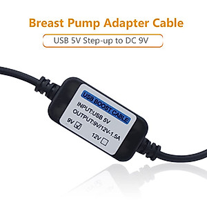 Wamlet 9V USB Adapter Charger for Purely Yours Ultra, Purely Yours w/Backpack, Purely Yours w/Carry All, Purely Yours UNA Single Electric, Purely Yours -I7070P Doulbe Electric Breast Pumps