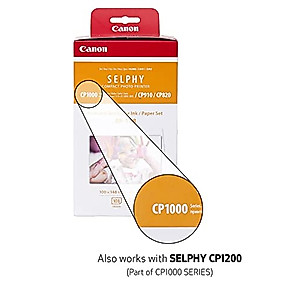 Canon 4 x RP-108 4x6 Paper/Ink, 108 Sheets for SELPHY CP820 CP910,CP1200 CP1300