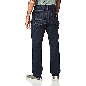 Carhartt Men's Rugged Flex Relaxed Fit Heavyweight 5-Pocket Jean, Freight, 42 x 30
