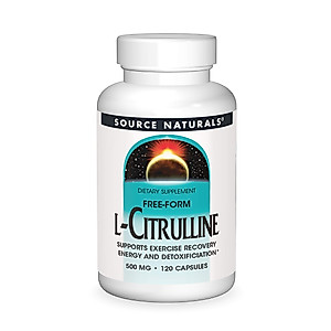 Source Naturals L-Citrulline - Supports Exercise Recovery, Energy and Detoxification, 500 mg - 120 Capsules