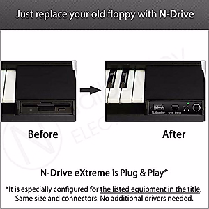Floppy Drive USB Emulator Nalbantov N-Drive eXtreme for Korg i5S, i5M, IX300