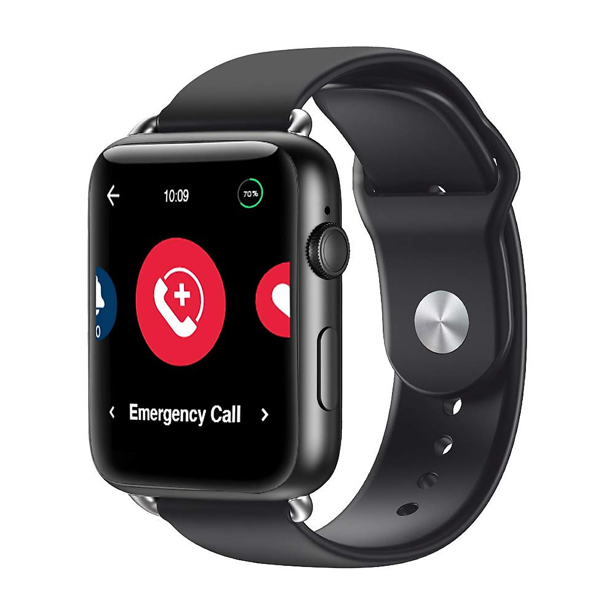 HandsFree Health Smart Watch for Seniors - Medical Alert System with GPS Monitoring, 2-Way 4G SOS Communication, Monthly Subscription