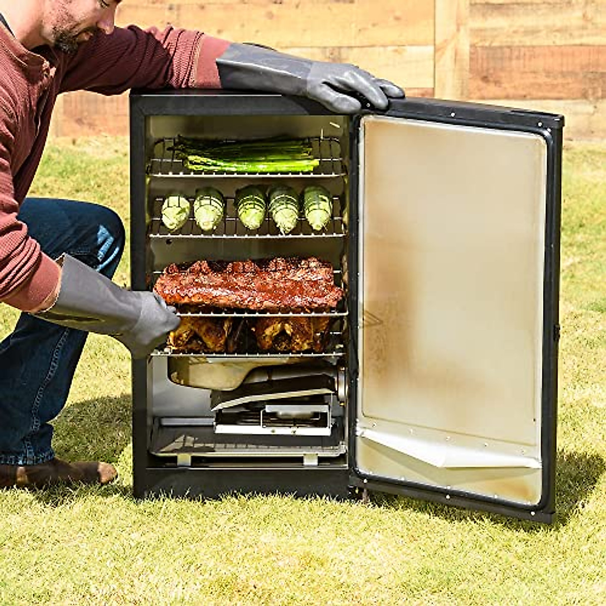 Masterbuilt MB20071117 Digital Electric Smoker, 30", Black