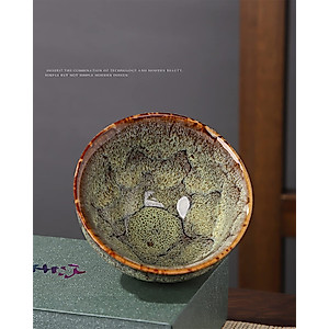 Lxuwbd ceramic tea cup, Chinese kung fu tea set, Japanese style tea cup, yerba mate tea set, 5pcs ceramic mate cup set, tea cup