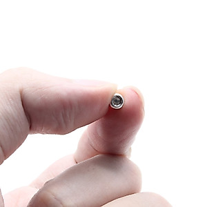 Eilumduo 50PCS M5 x 6mm Socket Set Grub Screws Stainless Steel Cup Point Screws Hex Allen Head Socket Set Screws