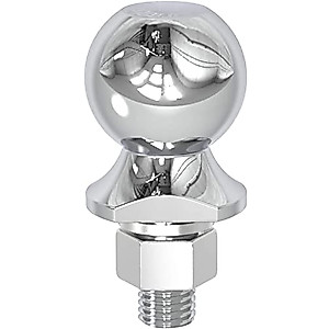 BIG RED ATRLY3113R Torin 2" Diameter Trailer Hitch Ball: 3 Ton (6,000 lb) Capacity